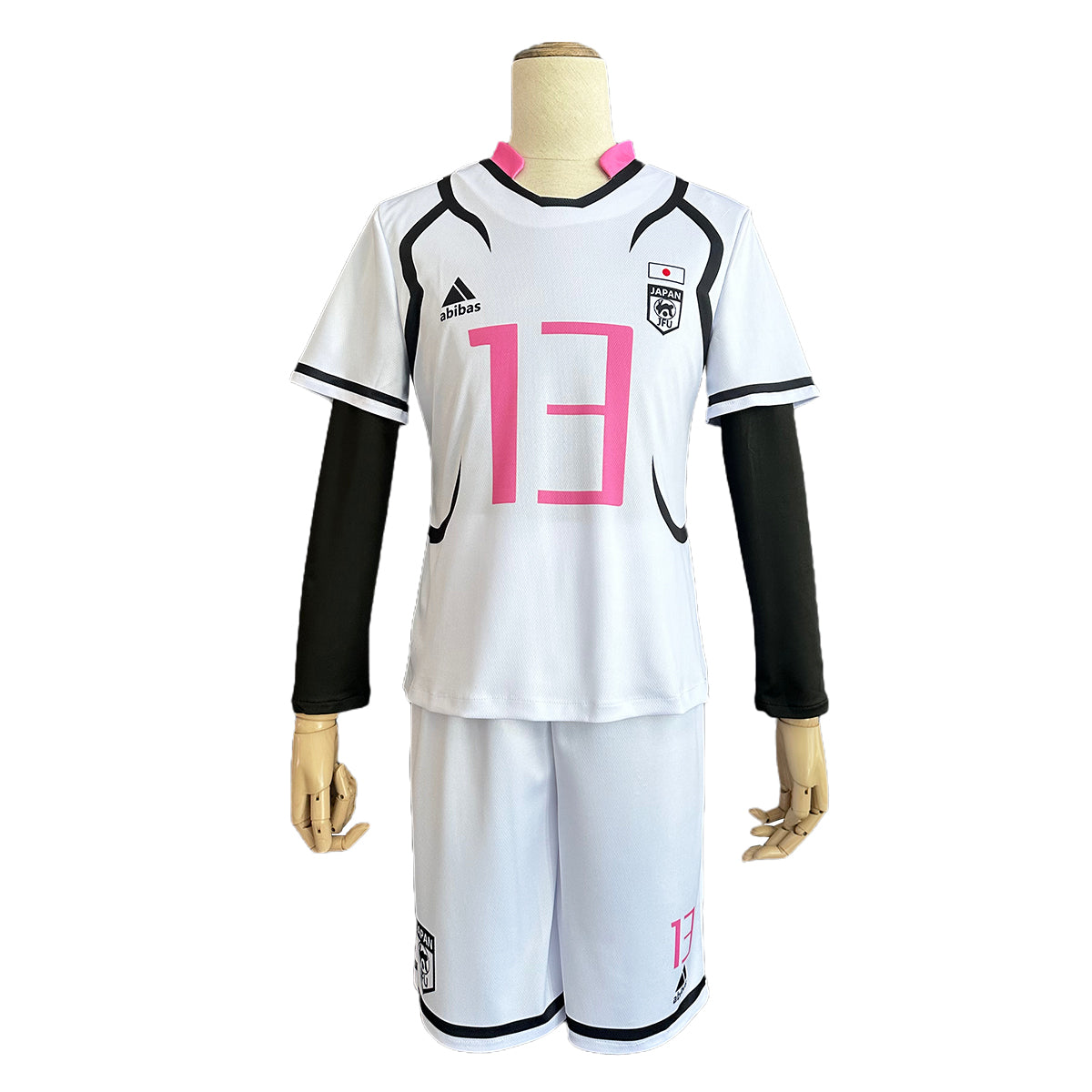 【在庫品】HOLOUN ブルロク Blue＆Lock 士道 13番SHIDOU U20 白色 コスプレ衣装 運動服 ユニフォーム上下、靴下 ...